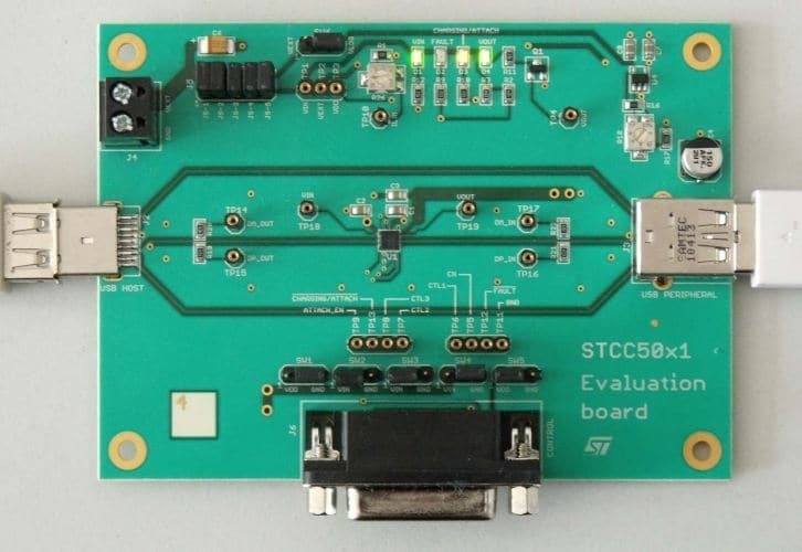STEVAL-ISB018V1 - STCC5021 USB充电控制器连接检测评估板 - 意法半导体STMicroelectronics